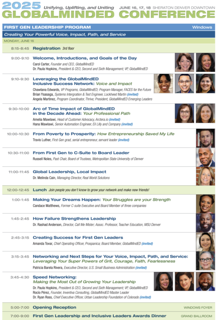 First Gen Leadership Program – GlobalMindED